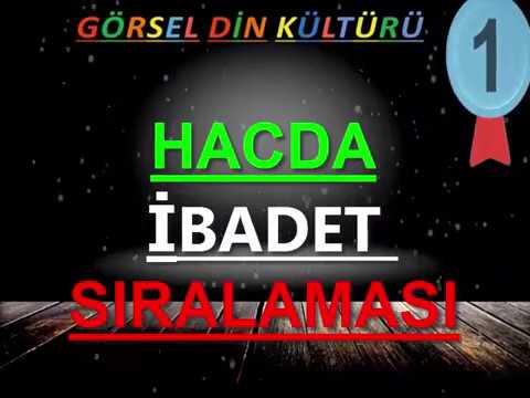 HAC -2 HACCIN YAPILIŞI, HACDA SIRALAMA (ŞİFRELİ)