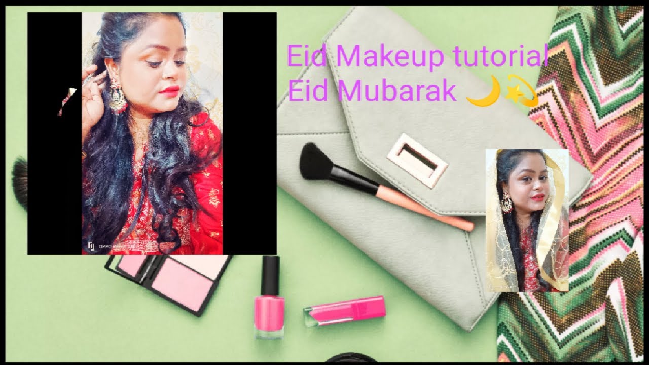Eid Makeup look tutorial 🌙💫 - YouTube