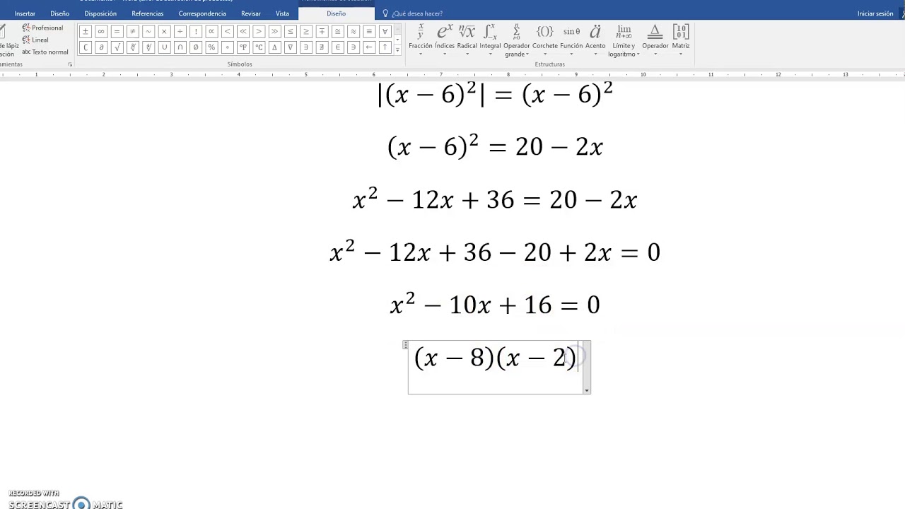 Soluci n x 6 2 20 2x YouTube Soluci n x 6 2 20 2x YouTube