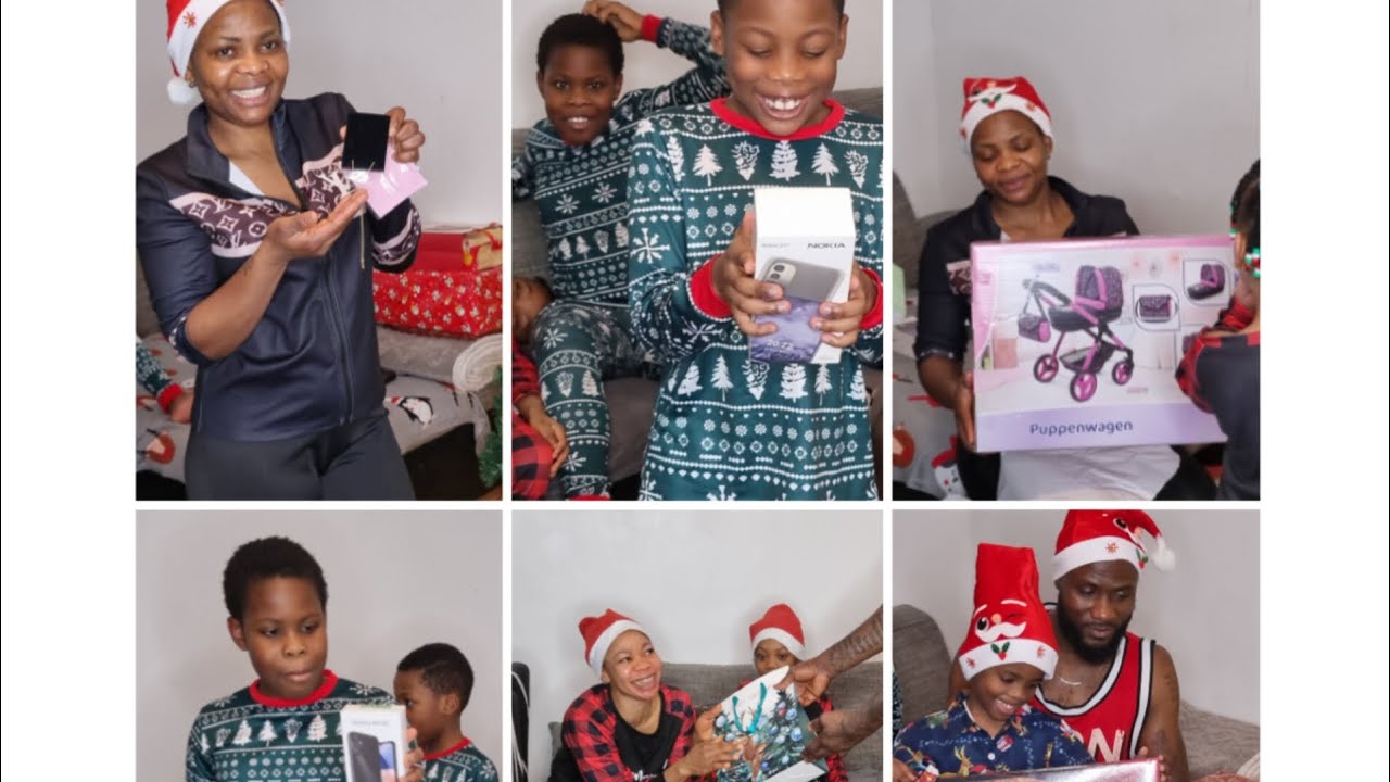 Open Our ChristMas Gift With Us - YouTube