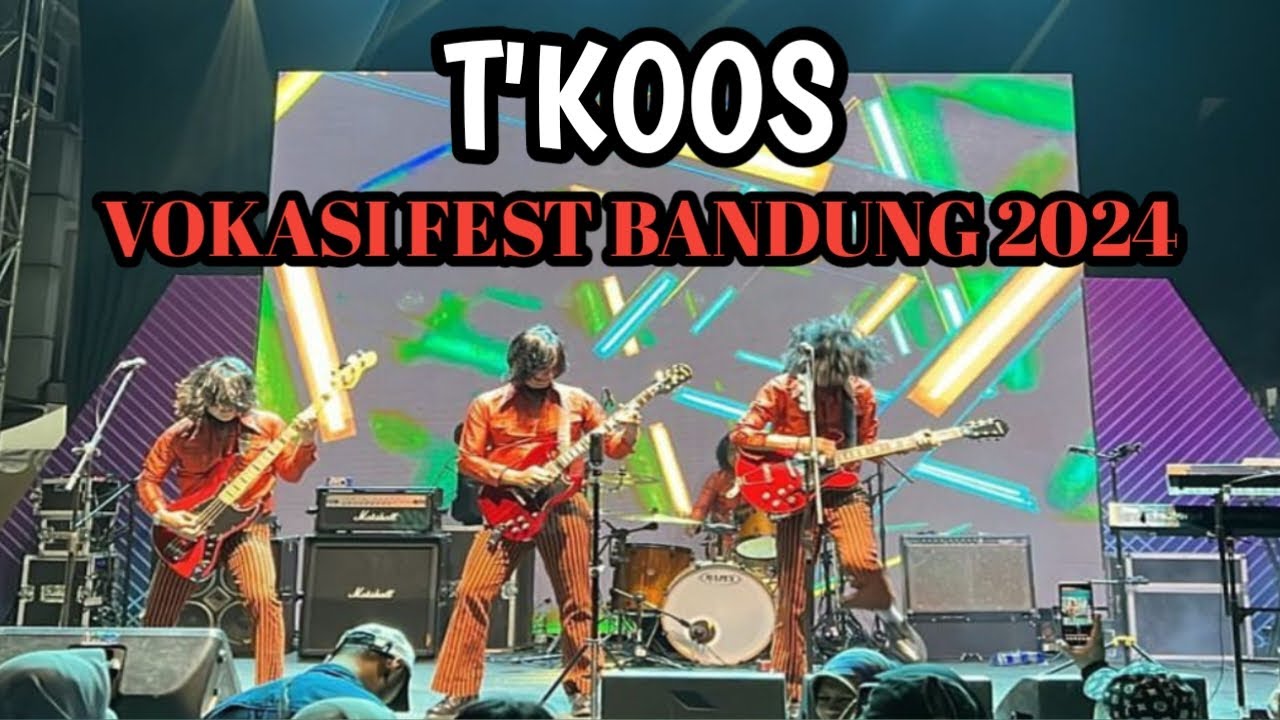 T'KOOS VOKASI FEST BANDUNG 2024 #konser #musik - YouTube