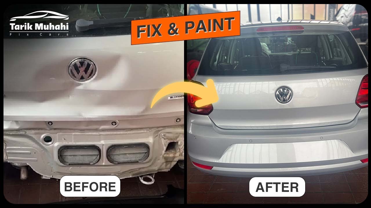 VW Car Repair After an Accident: How to Fix Rear Body Damage and Dents ...