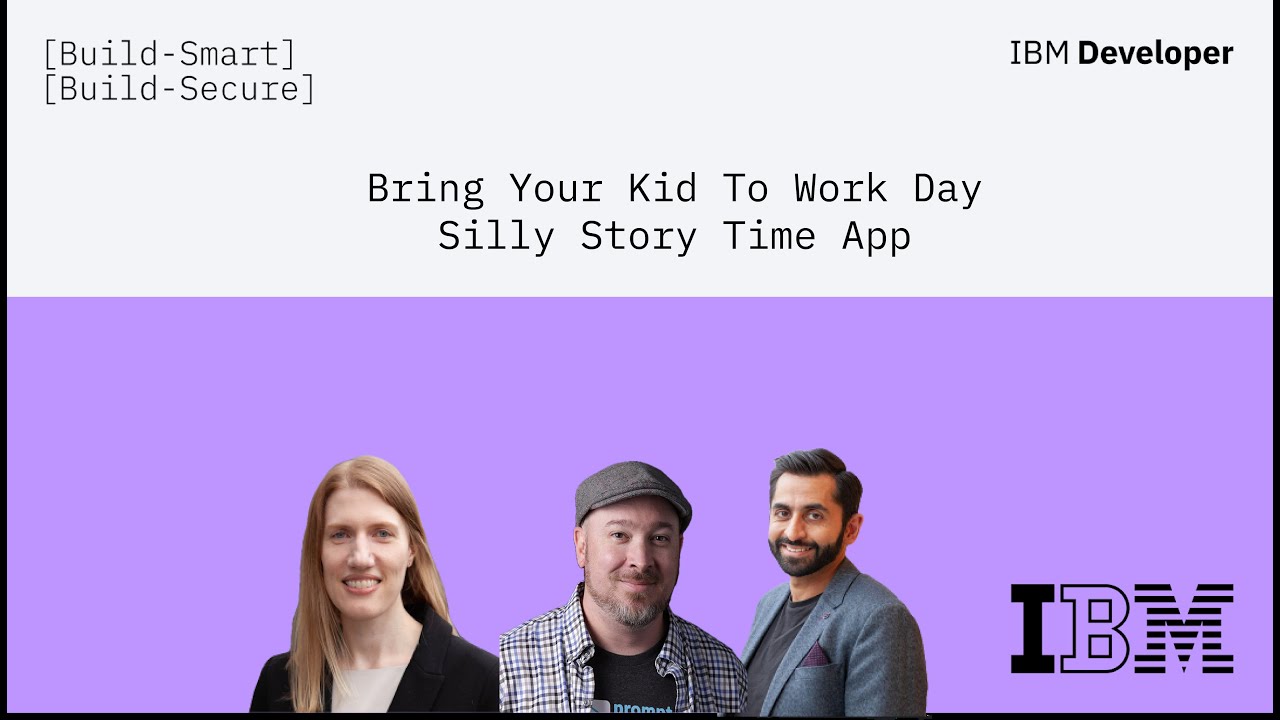 Bring Your Kid to Work Day: Silly Story Time app - YouTube