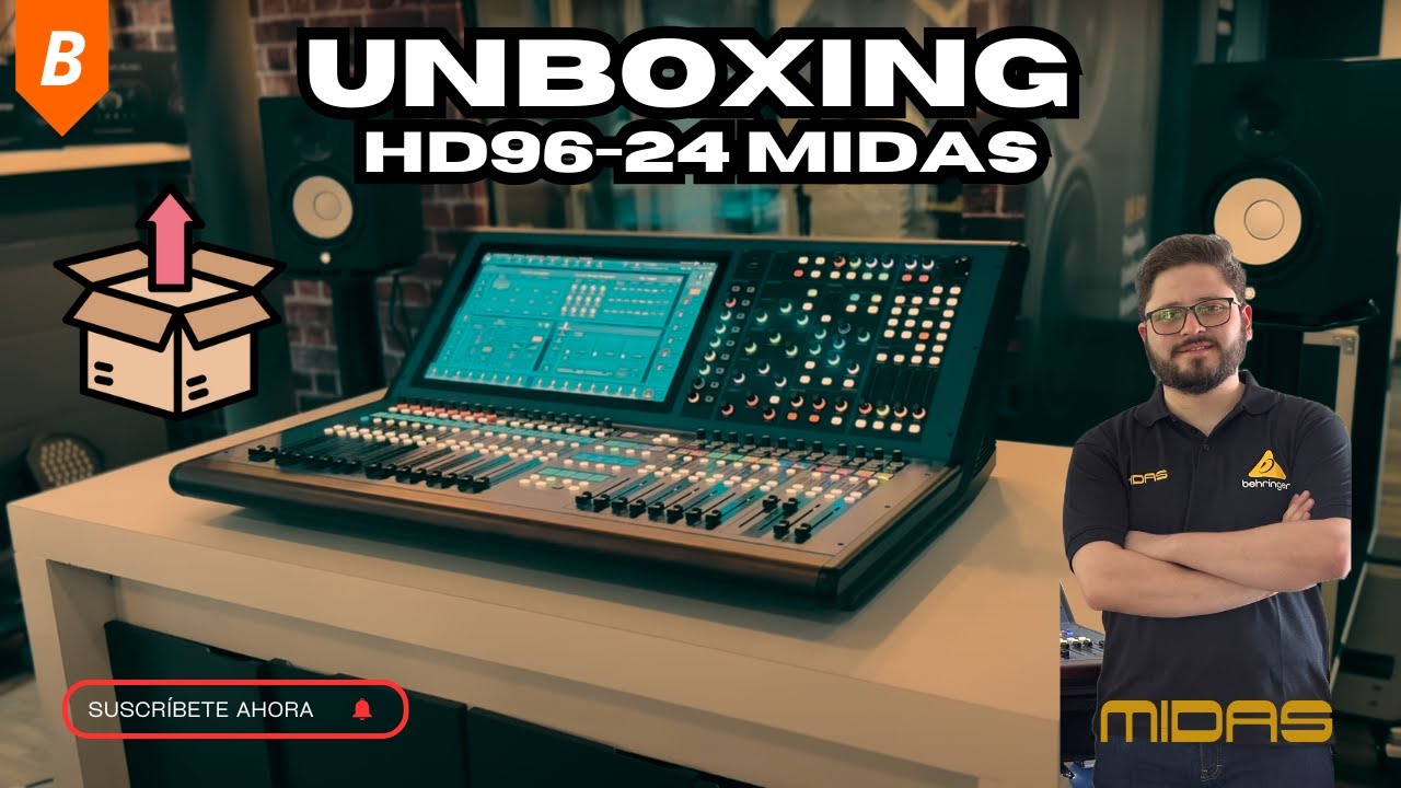 UNBOXING HD96 24 MIDAS - MINI VLOG - YouTube