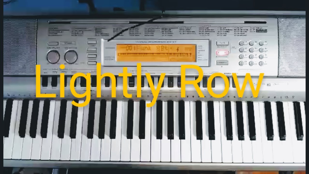 Lightly Row - Alfred's piano 1 - YouTube