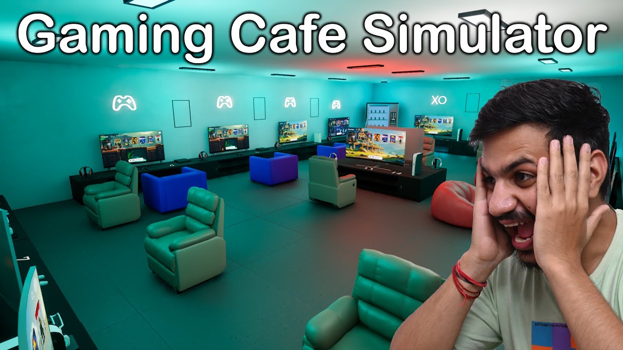 I opened new Gaming Cafe Simulator Day 2 - YouTube