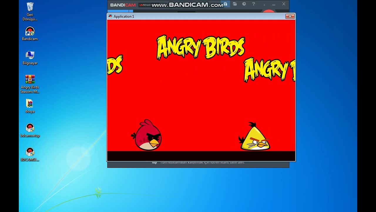 playing angry birds exe! - YouTube