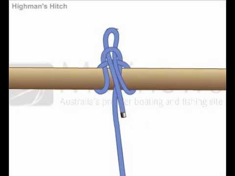 How to Tie Highwayman's Hitch Knot - YouTube