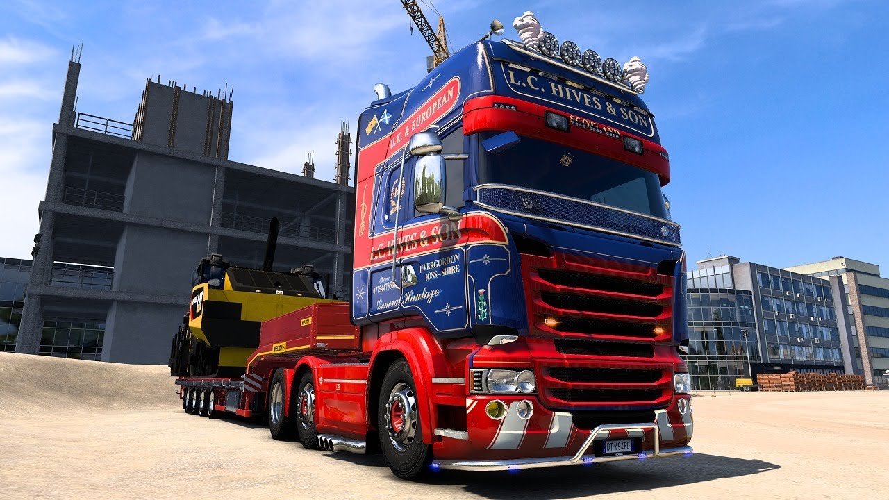 Scania R (RJL) Topline 640hp【ETS2】Euro Truck Simulator 2｜Vanilla Map ...