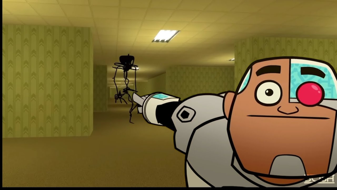 Teen titans go Robin/ cyborg Go onto the back rooms - YouTube