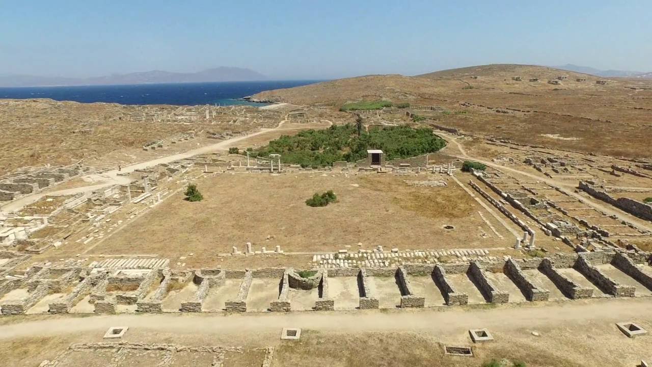 Delos Island - UNESCO World Heritage Centre, Drone - YouTube