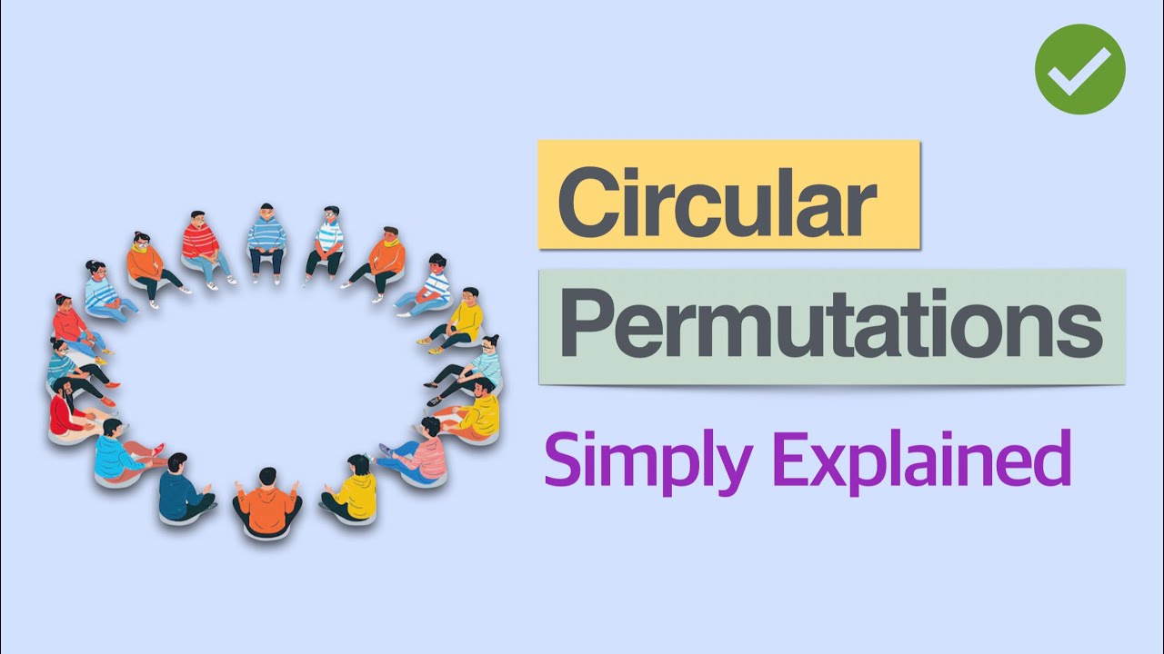 Circular Permutations Clearly Explained with Examples #maths # ...