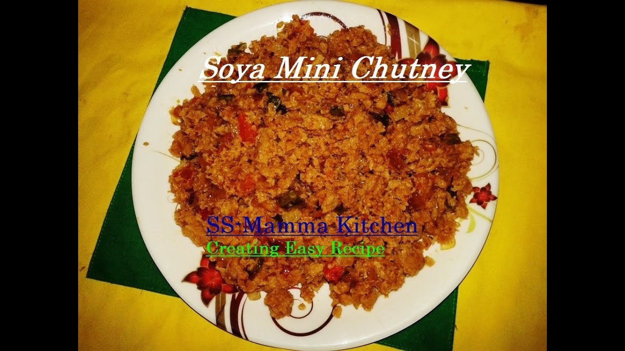 Simple to cook Soya Mini Chutney (सोया चटनी)... - YouTube