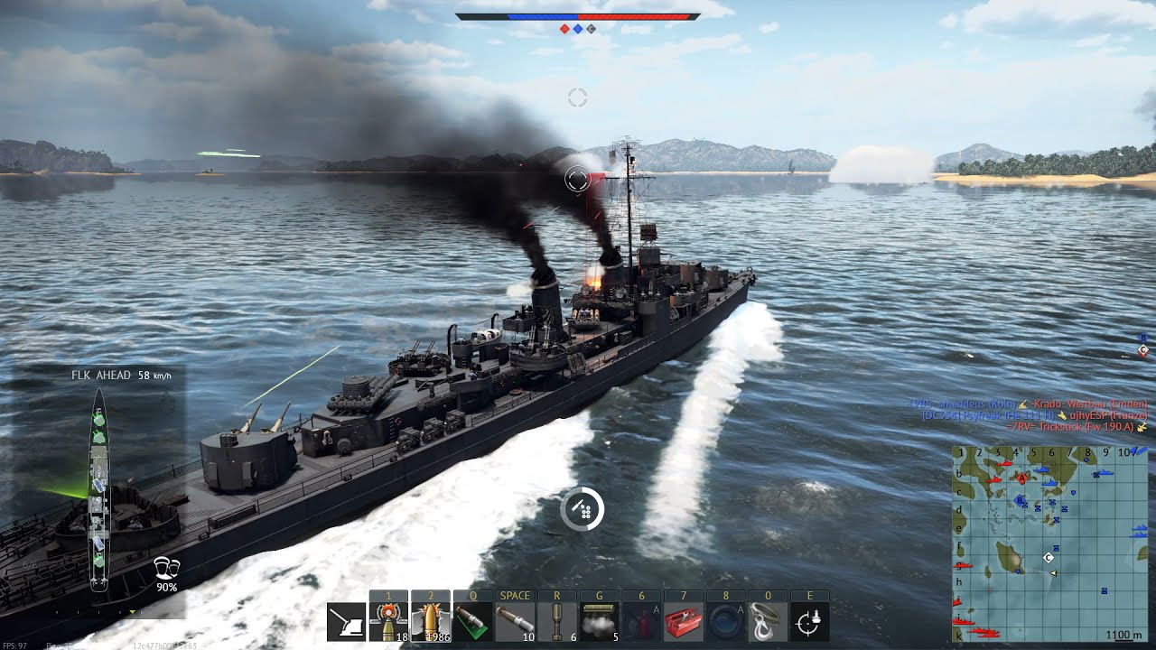 Allan M. Sumner class, USS Sumner (DD-692):RB ACTION ( WAR THUNDER ...