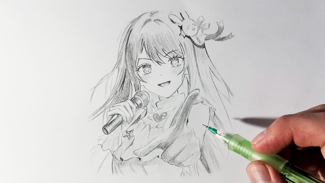 How to draw Ai Hoshino | Oshi No Ko - YouTube