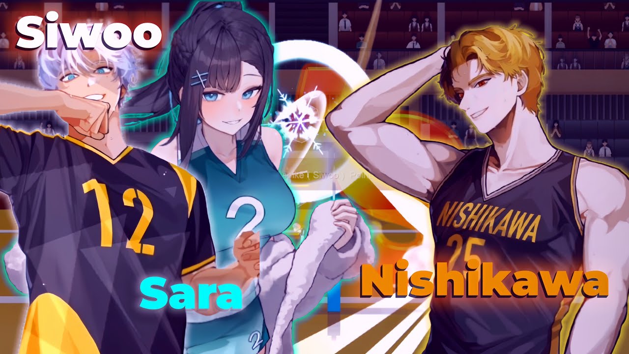 The Spike volleyball | Siwoo & Sara seo Vs Nishikawa 3×3 !! The Spike ...