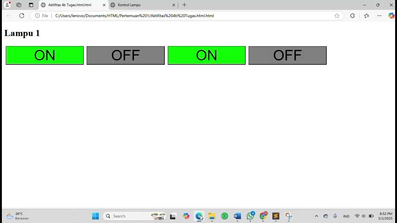 Tugas membuat halaman web menggunakan html dan css Elektronik 4B - YouTube