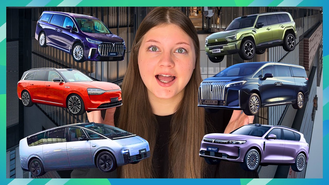 Chinesische Shopping Center sind voller E-Autos! Aito, Li Auto, MHero ...