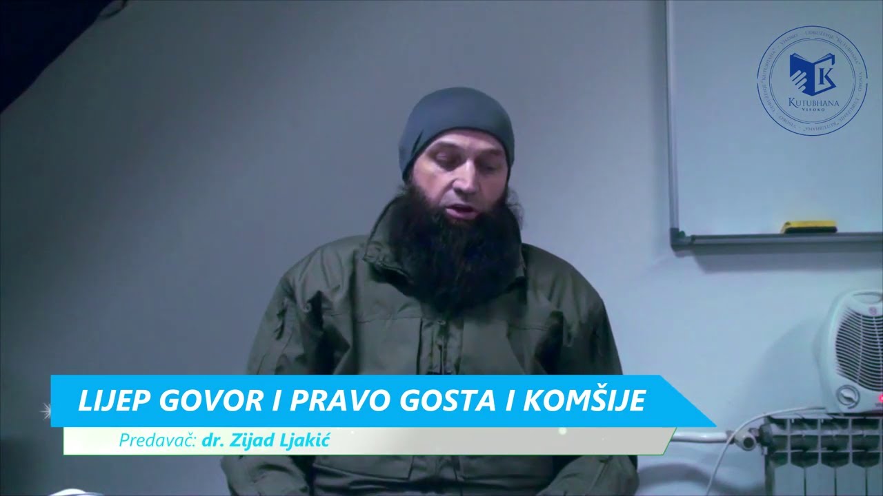 17. Lijep govor i pravo gosta i komšije - dr. Zijad Ljakić - YouTube