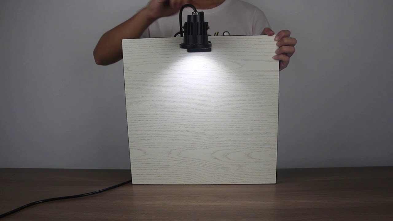 How to use a Clamp Light with Waterproof Plug-in switch cord - YouTube