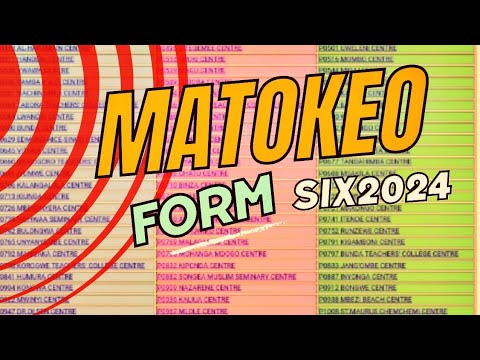 Matokeo Ya Kidato Cha Sita 2024/2025 BILA BANDO FORM SIX RESULTS 2024 ...