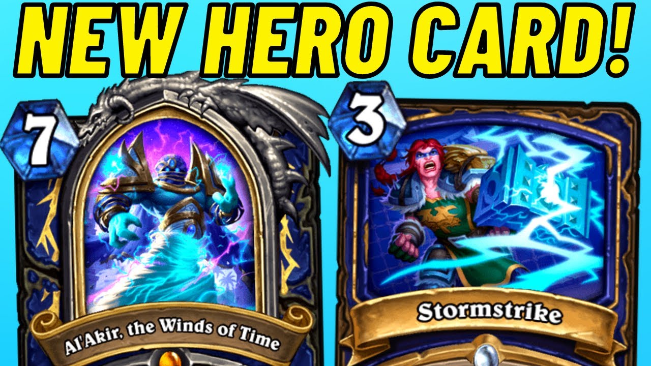 Shaman Has a NEW HERO Card?! Al'Akir the Winds of Time OTK! - YouTube