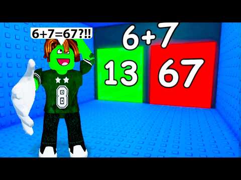 ROBLOX Math Tower Funny Moments (SLAP TOWER)