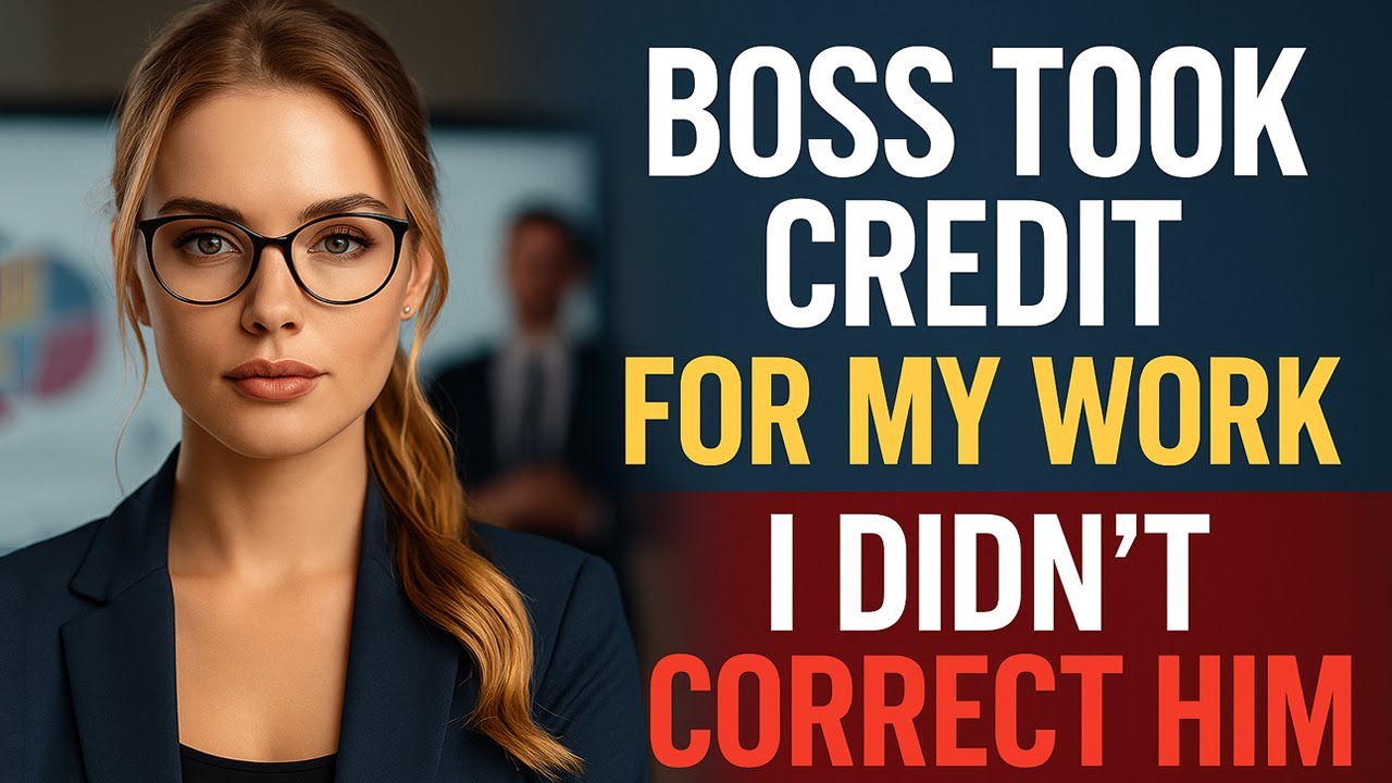 BOSS Took Credit for My Work; I Didn’t Correct Him...Workplace Revenge ...