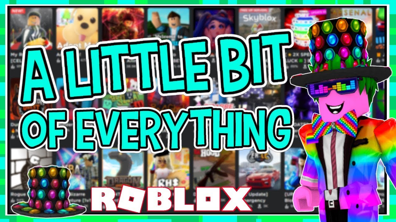 A LITTLE BIT OF EVERYTHING - Roblox Livestream (Playing many games on ...