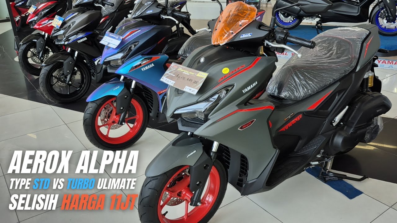 Yamaha Aerox Alpha Gen 3‼️Perbedaan Type Standar, Cybercity, Turbo ...