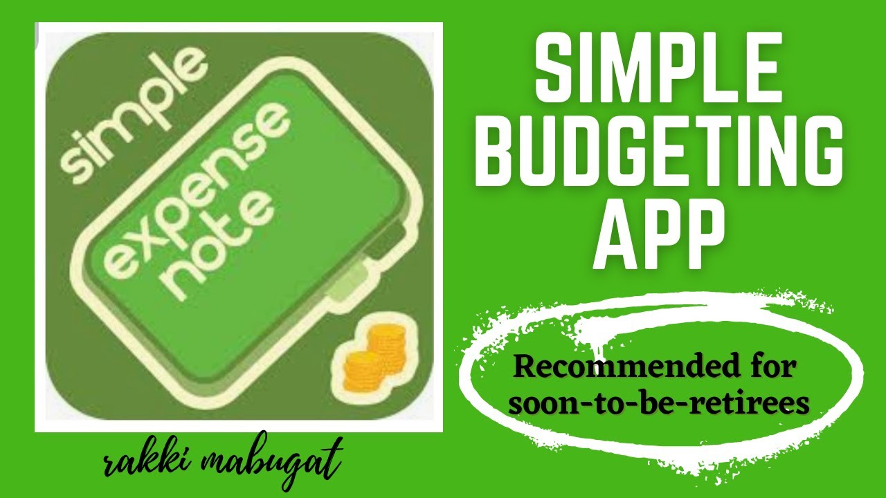 SIMPLE EXPENSE NOTE (Simple Budgeting App) - YouTube