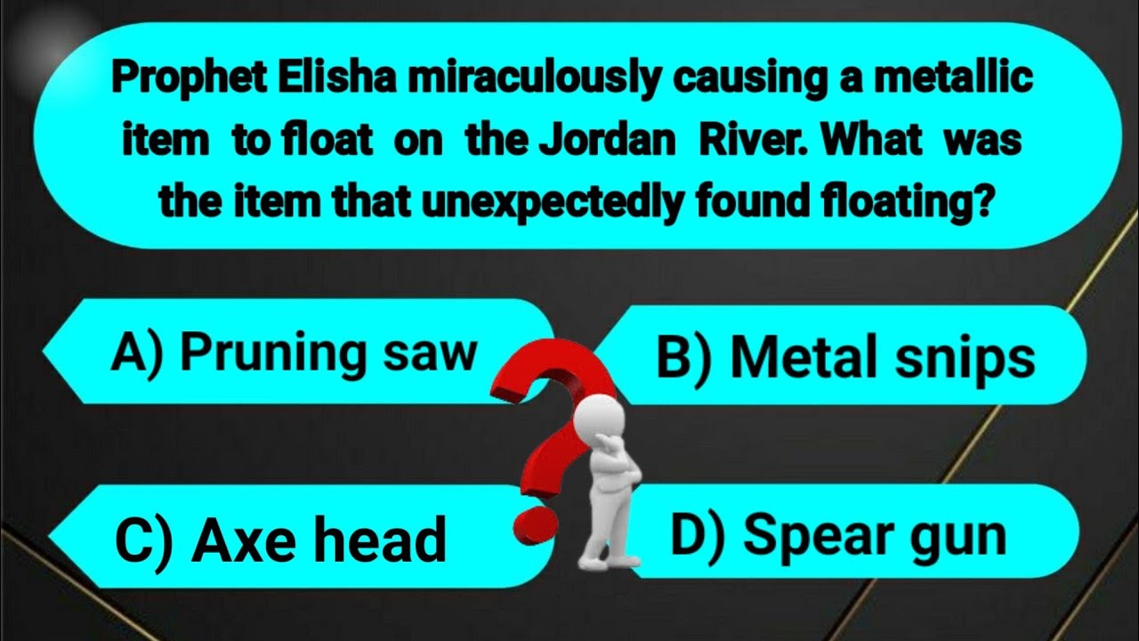 Miracles of the Bible Quiz || How much do you know about miracles ...