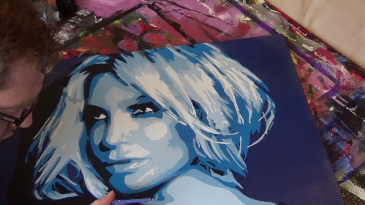 Sarah Harding PoP art tutorial video - YouTube