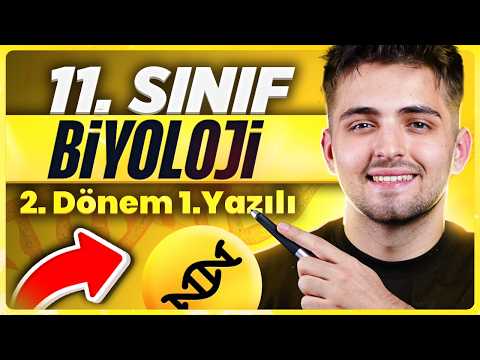 11.Sınıf Biyoloji 2.Dönem 1.Yazılı Çözümü! 🔥 (Bunlar Sınavda Çıkar)