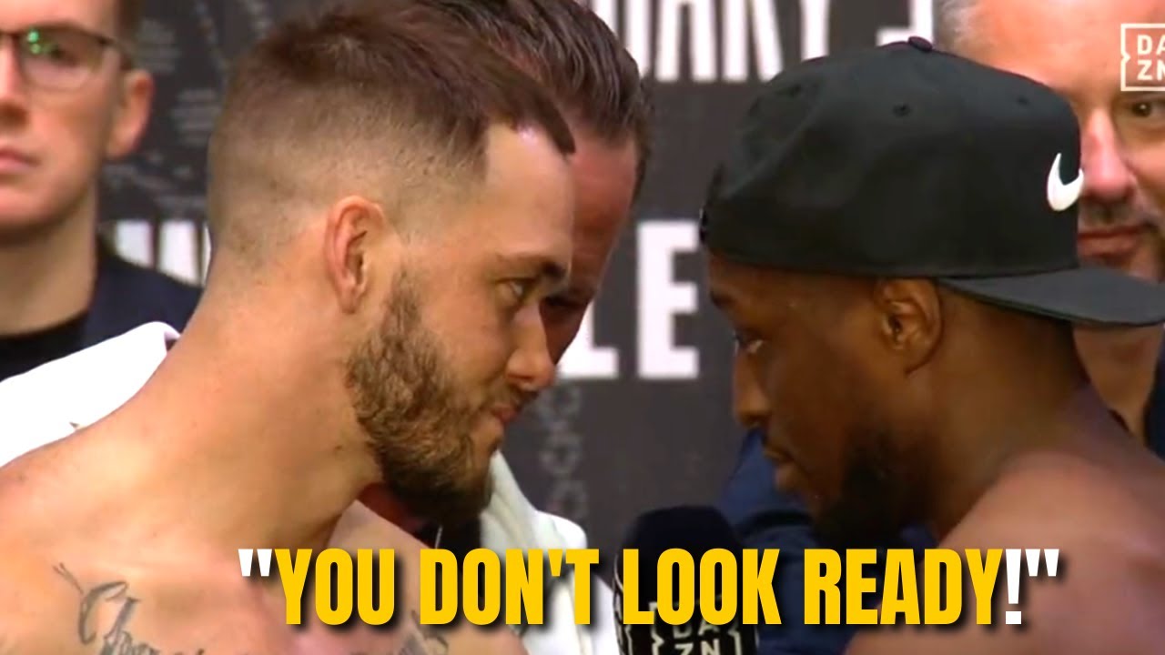 Swarmz & Ryan Taylor FULL WEIGH IN AND FACE OFF INTENSE - YouTube