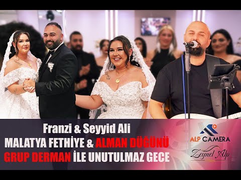 Franzi & Seyyid Ali – Malatya Fethiye Düğünü | Grup Derman | AlpCamera | 4K Halaylarla Dolu Gece