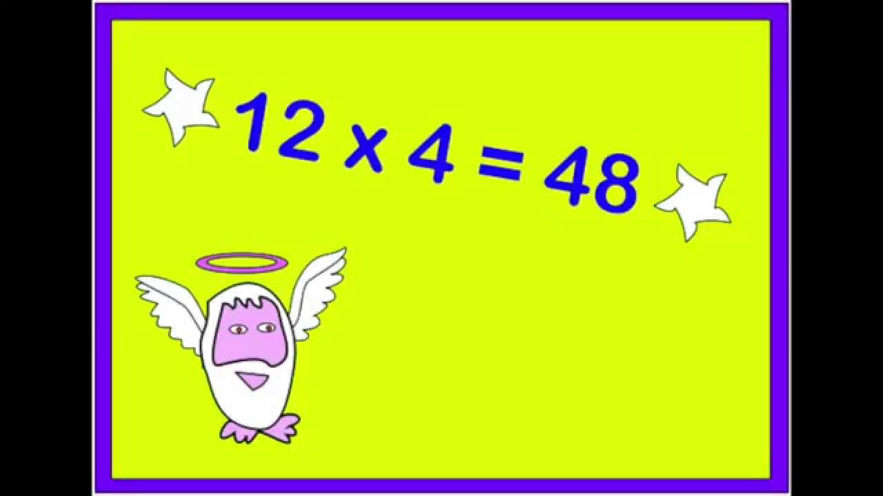 4 Times Table Chant - Adam Up Maths - YouTube