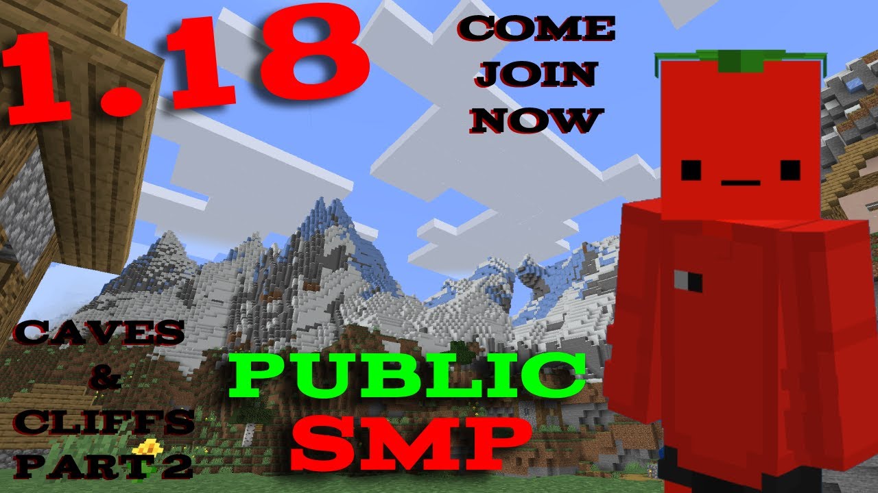 New 1.18 Public SMP For JAVA and Bedrock Live ( ip in description ...