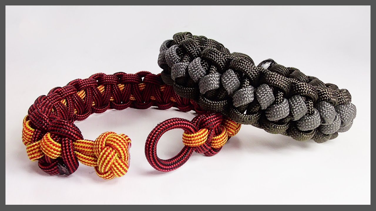 Solomons Pathway Paracord Bracelet Design With Loop And Diamond Knot ...