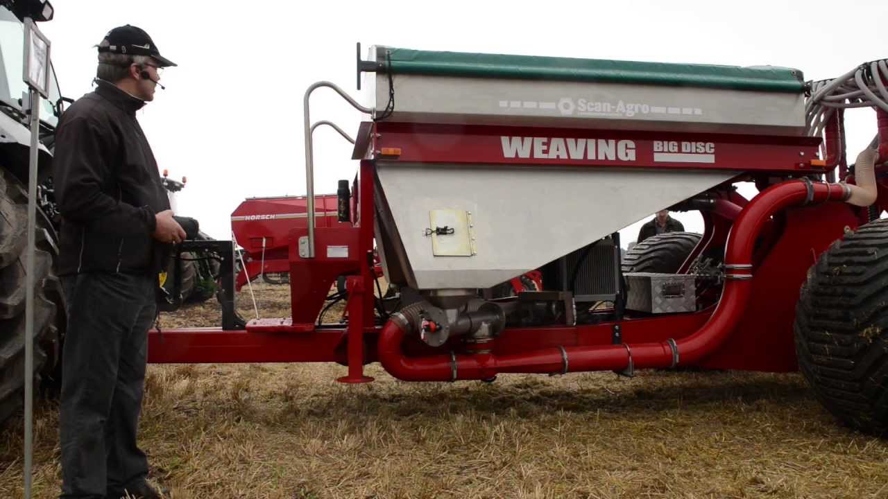 Weaving Big Disc Zero Till - YouTube