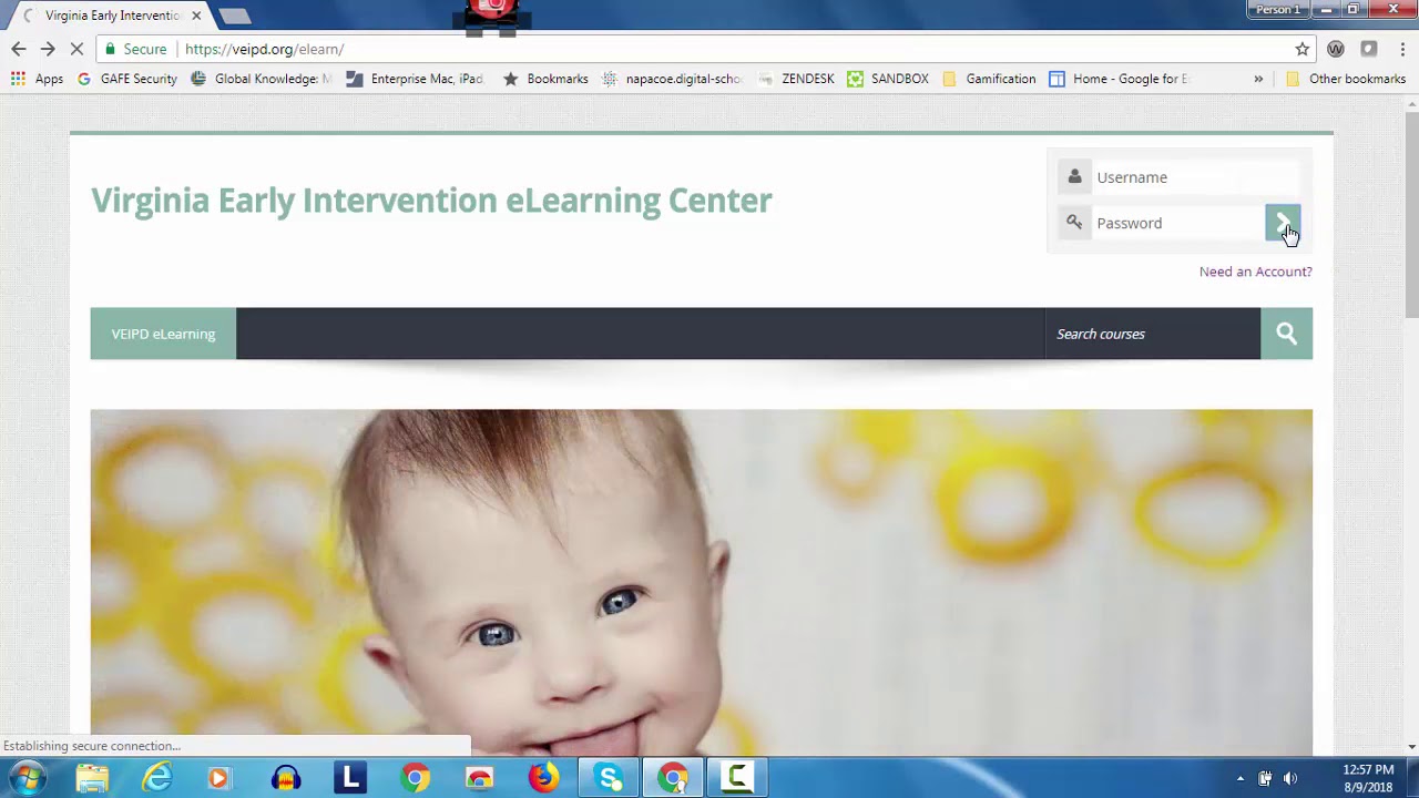 Reset Your Password for VEIPD eLearning Center - YouTube