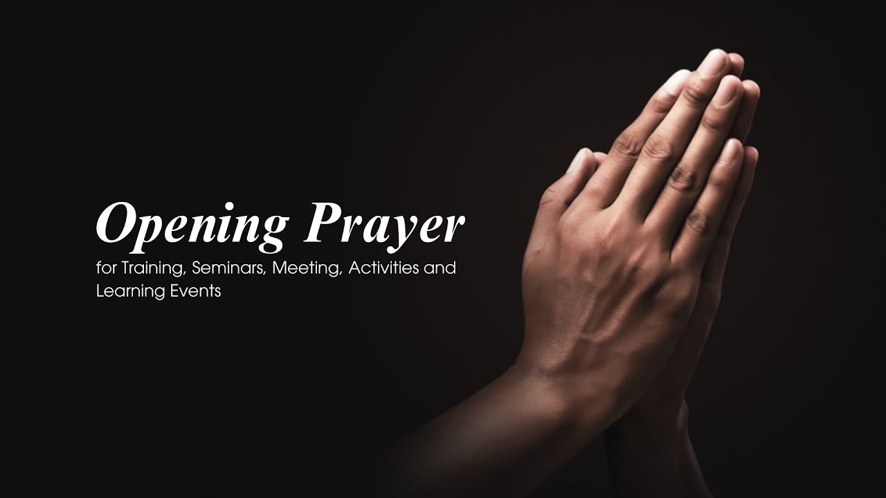Prayer for Training, Seminars, Meeting, Activities and Learning Events ...