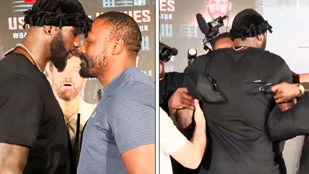 Deontay Wilder & Derek Chisora WILD CONFRONTATION — WRESTLE & Trade ...
