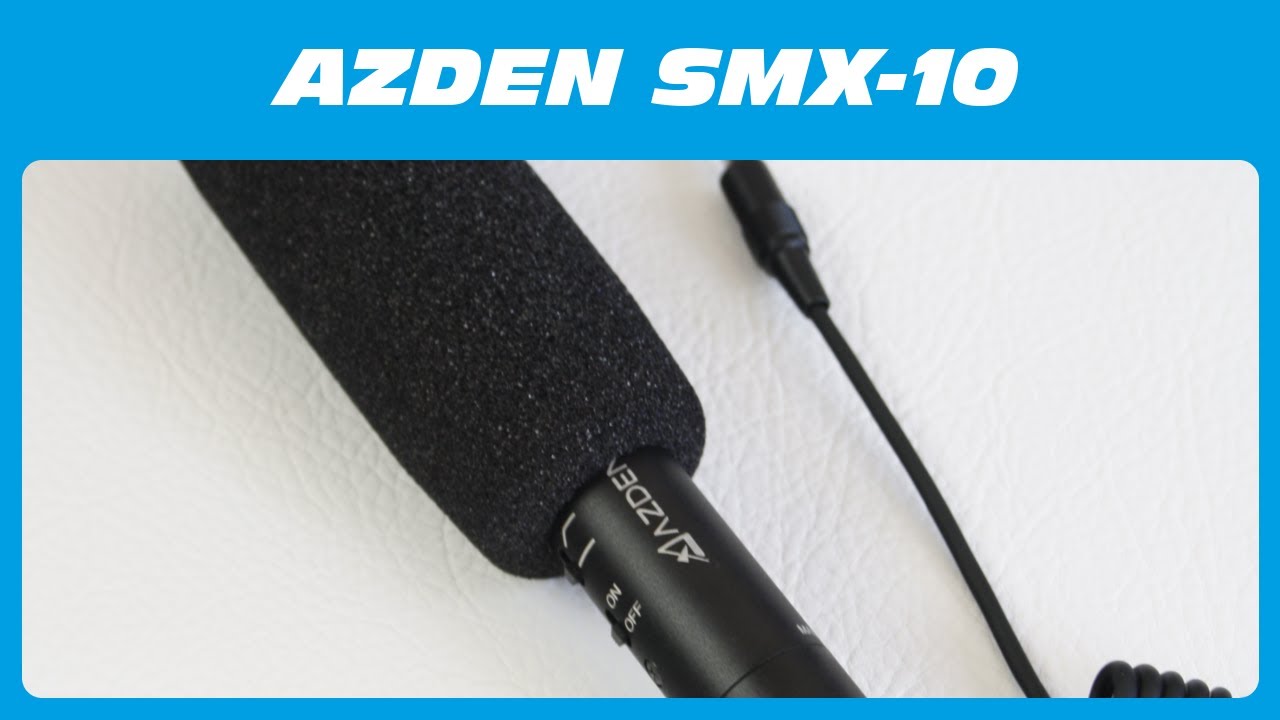 Azden SMX-10 Mikrofon Unboxing & Kurzreview - YouTube