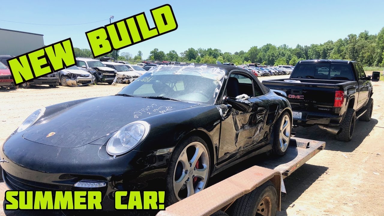 bought wrecked porsche 911 turbo at an auction! Copart? - YouTube