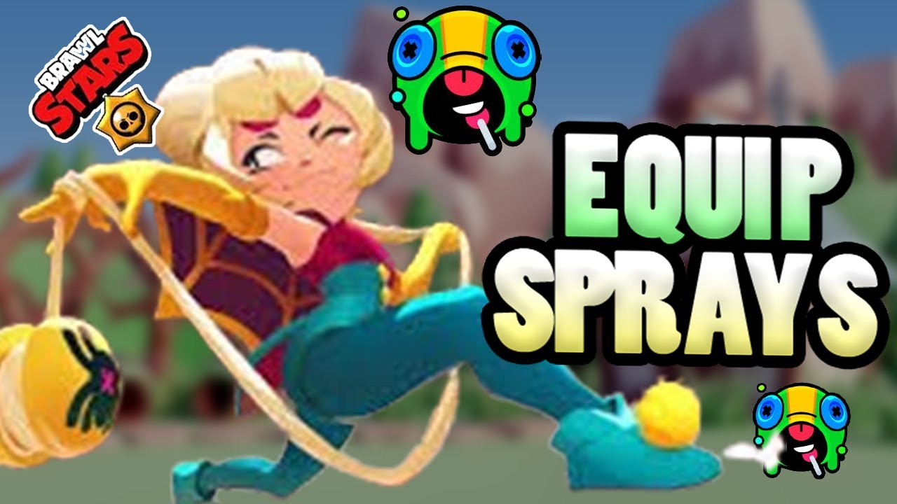 How To Equip Sprays in Brawl Stars (Best Method) - YouTube