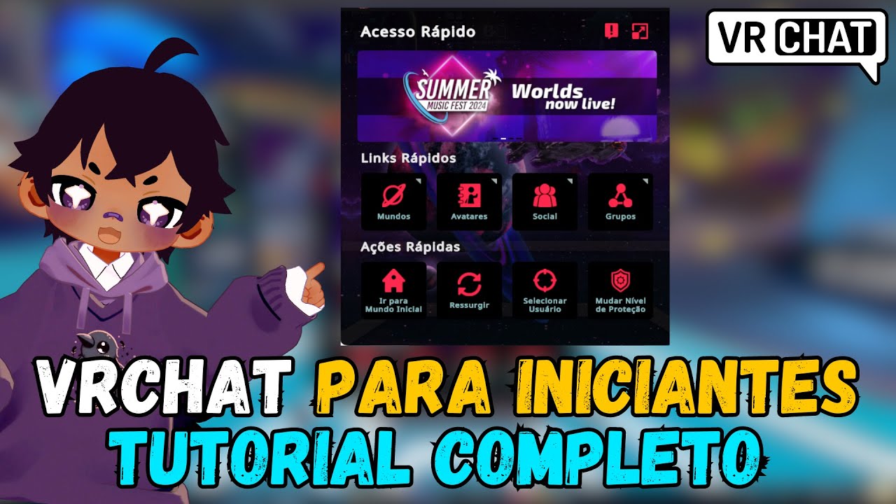 Dicas Para Iniciantes Como CONFIGURAR o VRChat 2024 | TUTORIAL COMPLETO ...