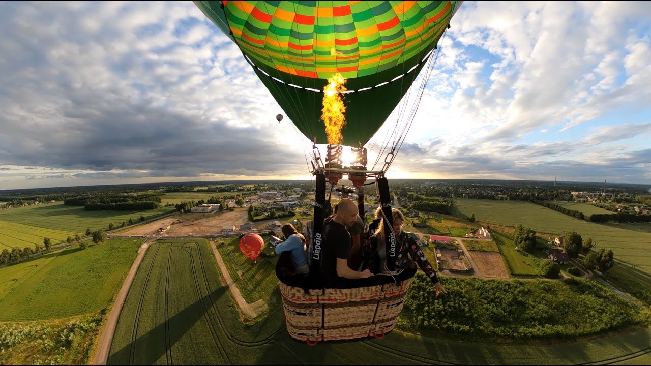 lidojums ar gaisa balonu / Sigulda 07.07.2022. - YouTube