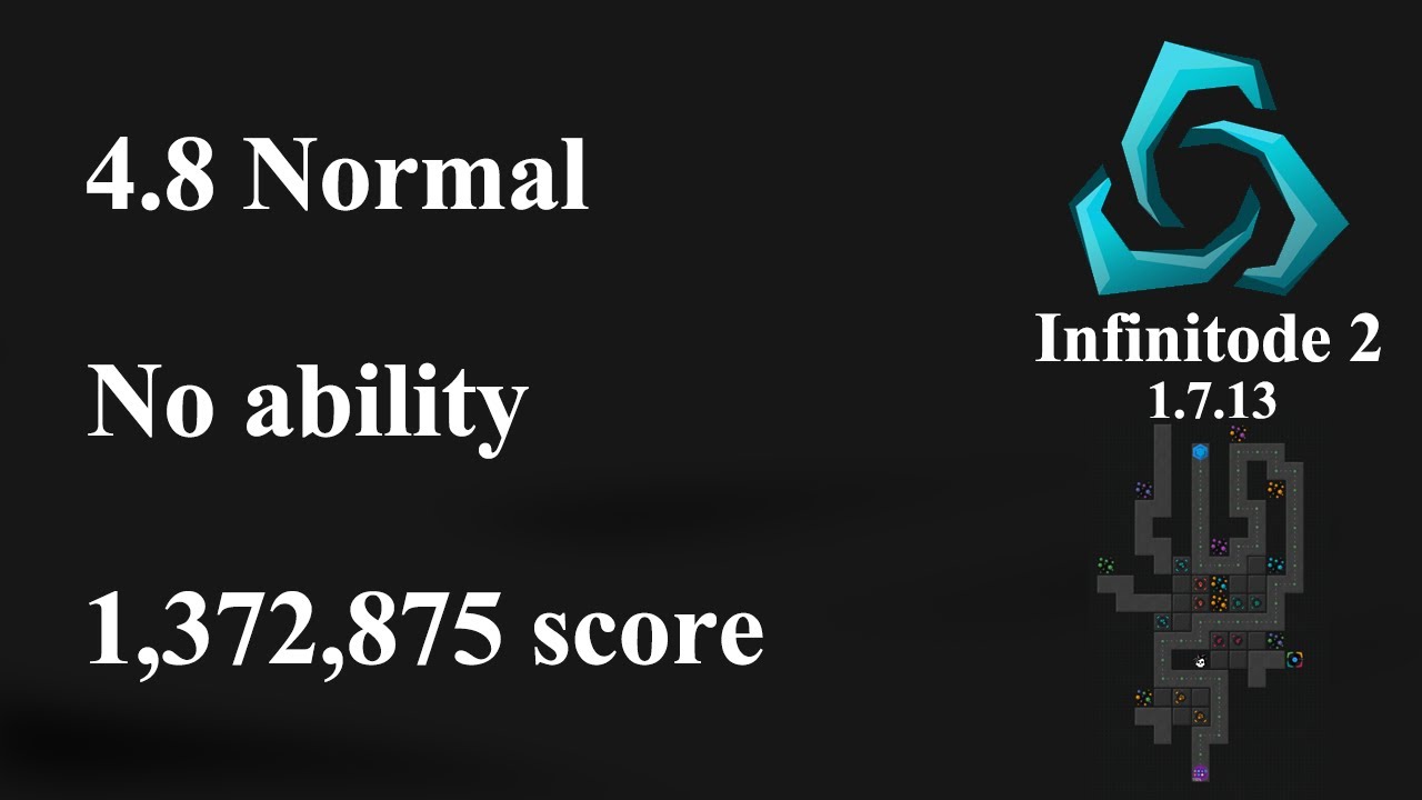 【无尽塔防2】普通4.8关 无道具1372K分/[Infinitode 2] Level 4.8 Normal 1,372K score no ability - YouTube