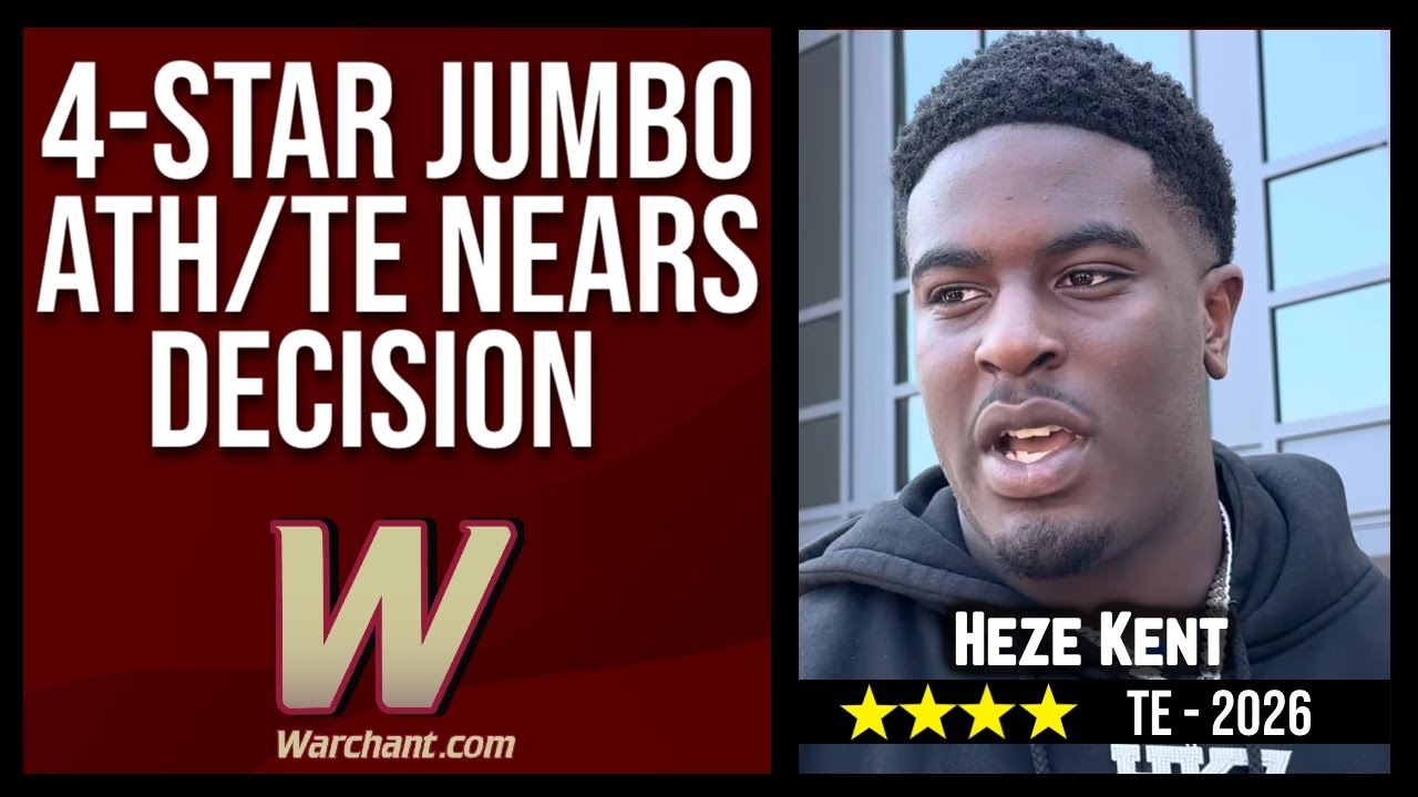 4-star TE / ATH Heze Kent on FSU Football official visit | FSU ...